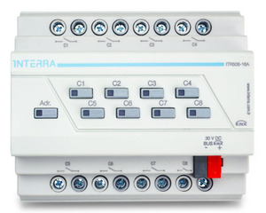 INTERRA COMBO KNX ACTUATOR - 8 CHANNEL 16A (LIGHTING, SHUTTER, BLIND,