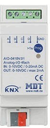 ANALOG IO 4-FOLD, 2SU MDRC, 0-10V, IN-OUTPUT SHIFTABLE