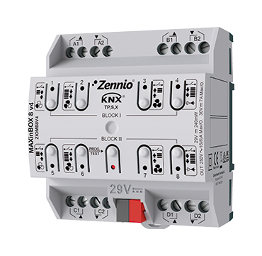 MAXINBOX 8 V4. KNX MULTIFUNCTION ACTUATOR WITH KNX SECURE - 8 OUTPUTS